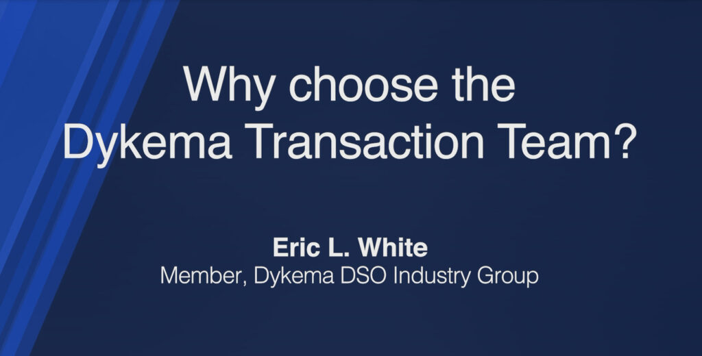 Dykema DSO Education Forum | Dykema DSO
